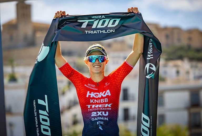 Taylor Knibb blitzes world class field in Ibiza T100 Triathlon ...